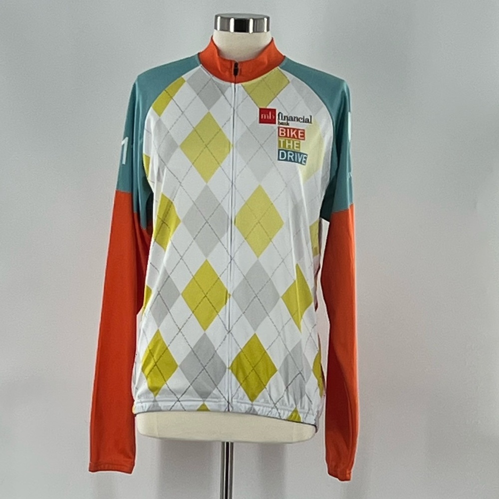 Rising Sun Argyle Cycling Jacket - Gem